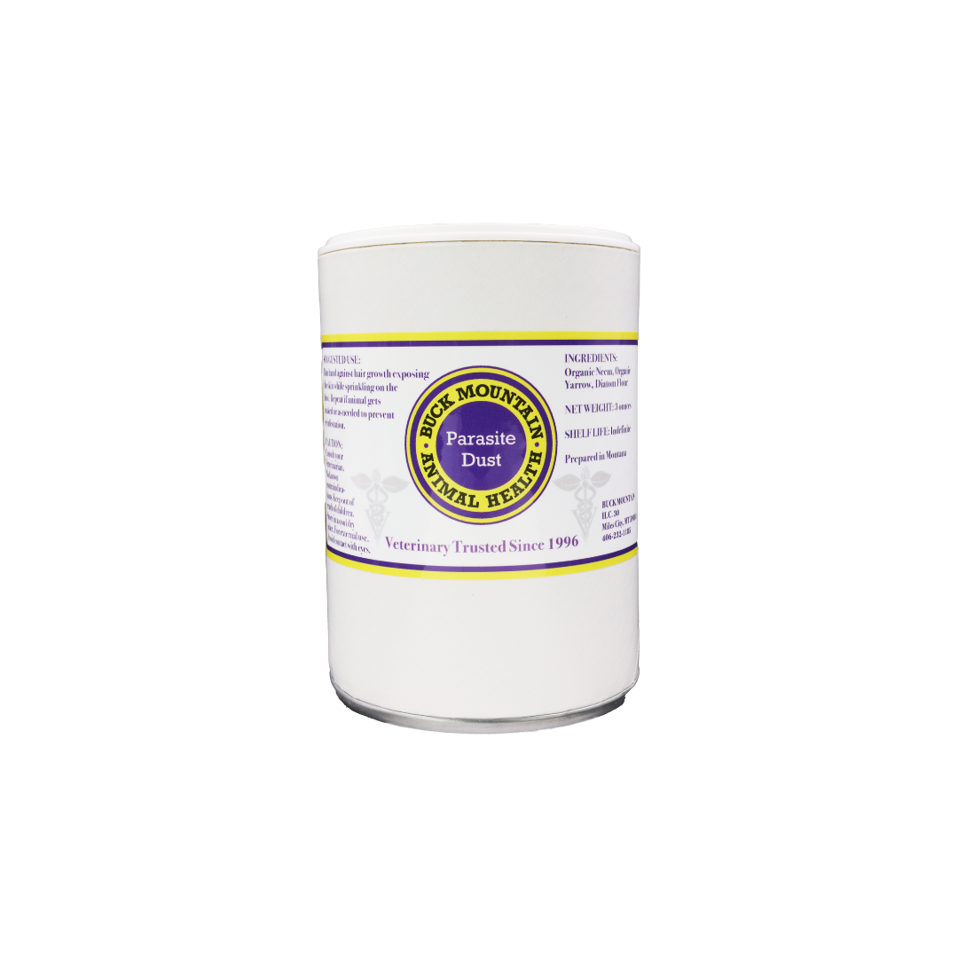 Buck Mountain | Parasite Dust – Dr. Judy Morgan's Naturally Healthy Pets
