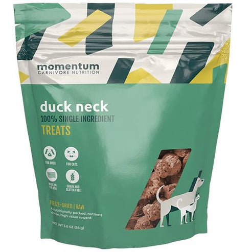 Momentum Duck Neck Treats 3 oz. – Dr. Judy Morgan's Naturally Healthy Pets
