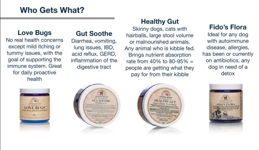 Adored Beast Apothecary Fido's Flora Species Appropriate Probiotic – Dr ...