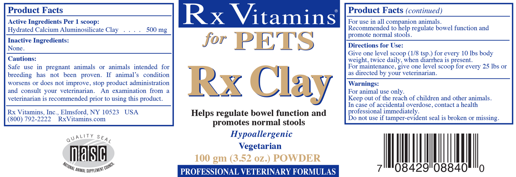 Rx Clay – Dr. Judy Morgan's Naturally Healthy Pets