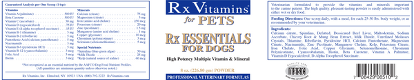 Rx Essentials - Dog – Dr. Judy Morgan's Naturally Healthy Pets