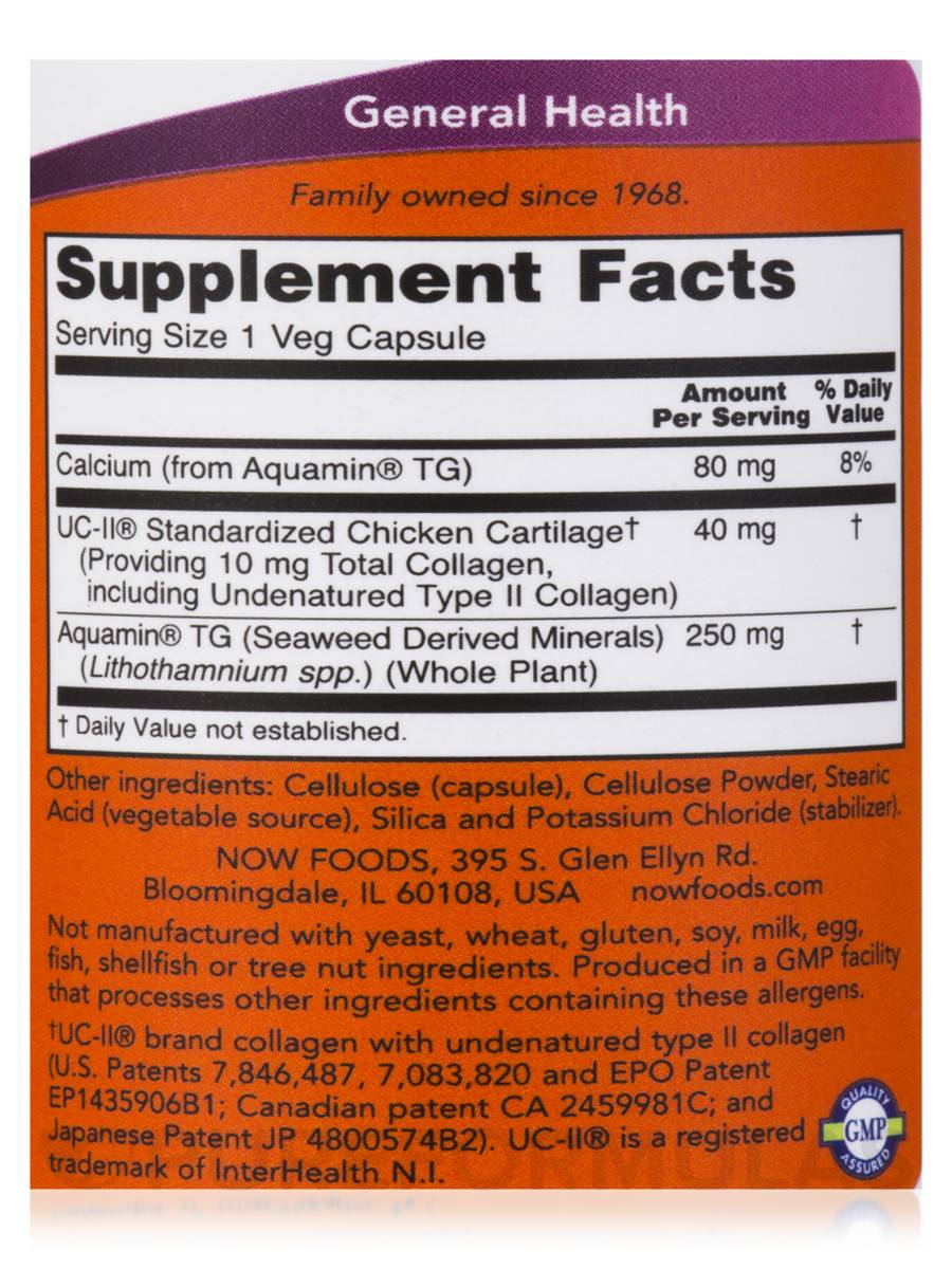 NOW | UC-II® Type II Collagen – Dr. Judy Morgan's Naturally Healthy Pets