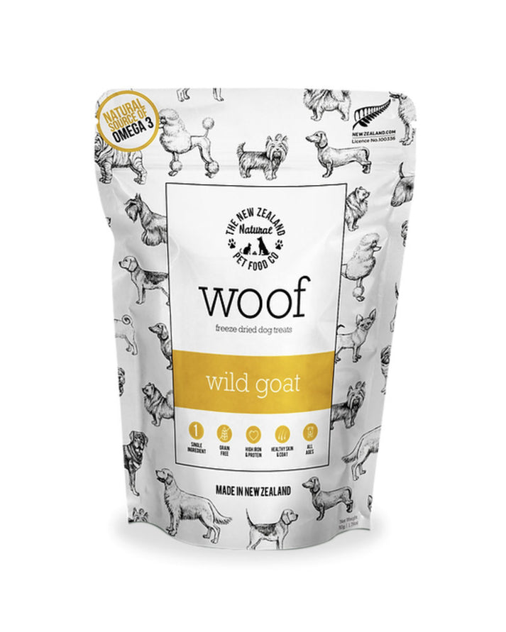 WOOF Goat Freeze Dried Treats – Dr. Judy Morgan's Naturally Healthy Pets